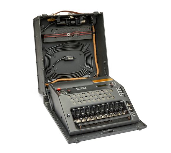Bonhams : SWISS MODEL 45 NEMA CIPHER MACHINE Type T-D (Tasten-Druecker ...