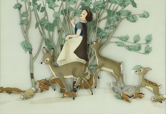 Bonhams : A celluloid of Snow White from Snow White and the Seven Dwarfs