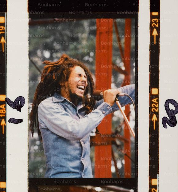 Bonhams : Photographs Of Bob Marley Performing In Auckland, New Zealand ...