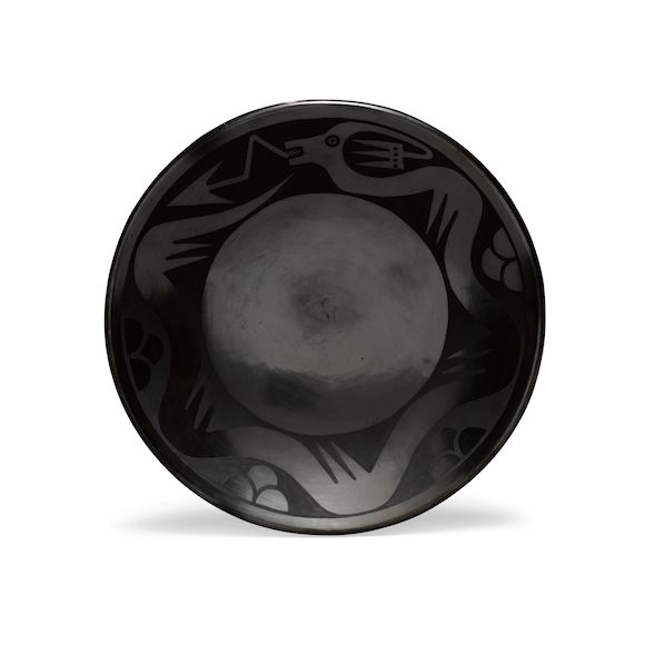 Bonhams : A Maria Martinez blackware plate