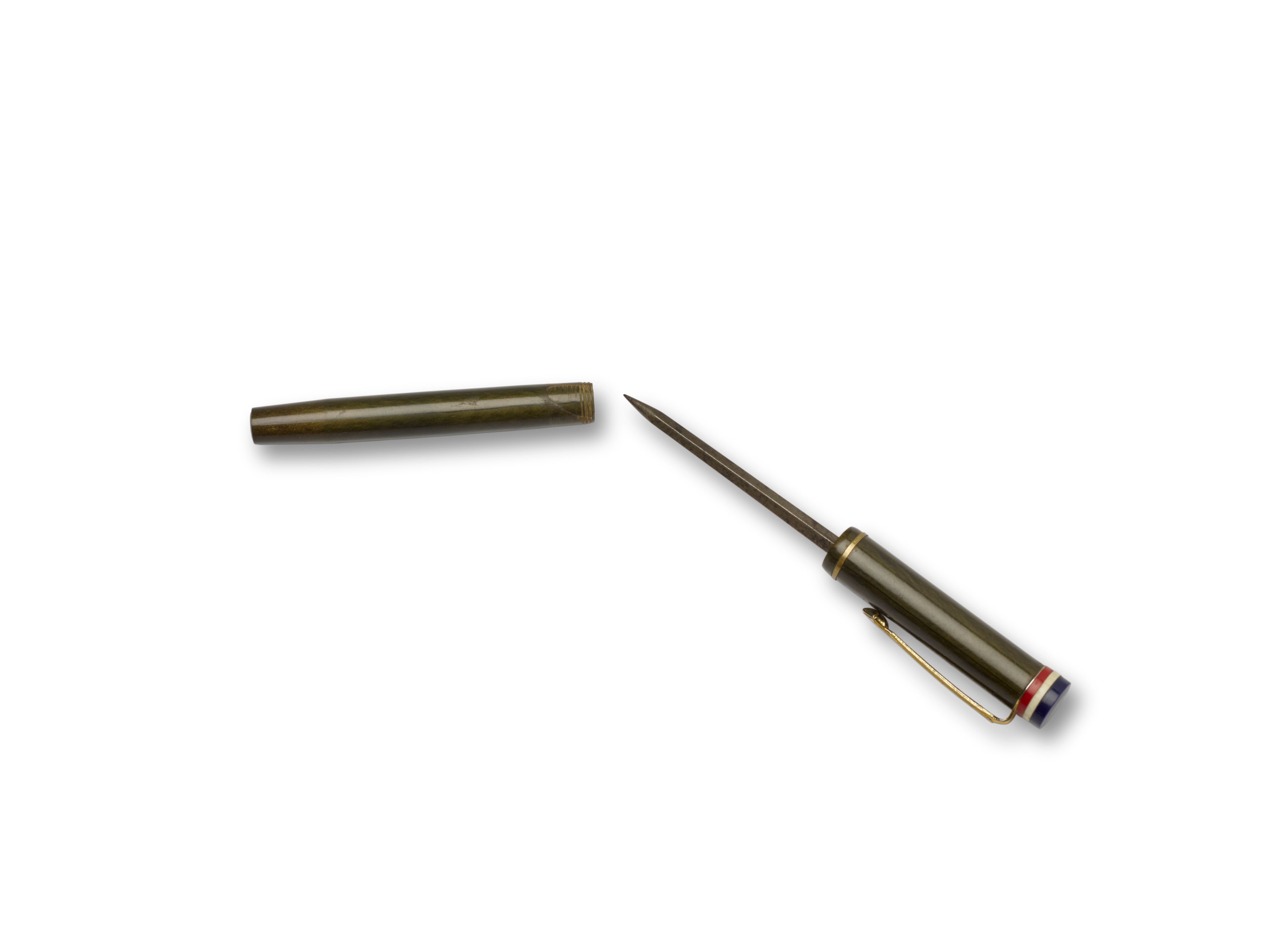 Bonhams : A FRENCH RESISTANCE FOUNTAIN PEN SPIKE. England; c.1940-45.