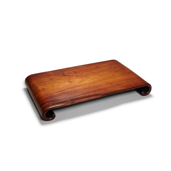 Bonhams : A Hongmu scroll stand