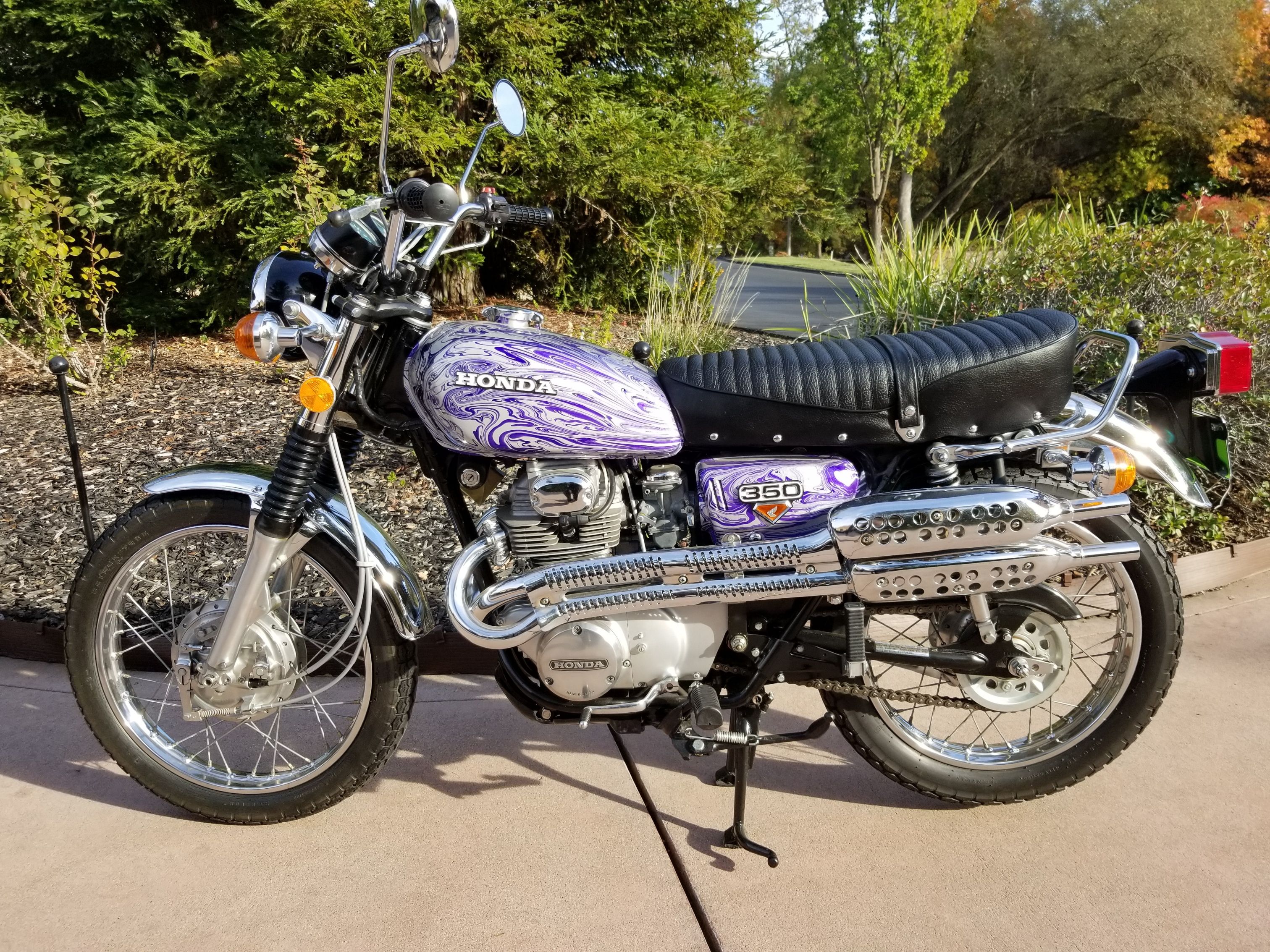 1973 Honda CL350 'Flying Dragon' - auctions & price archive