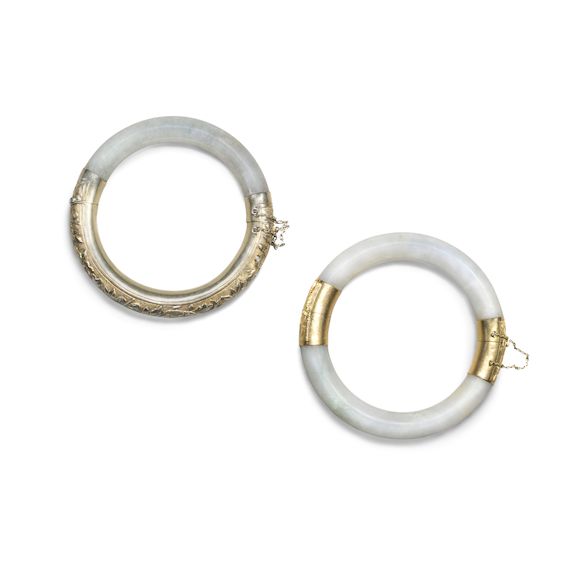 Bonhams : Two jadeite bangles (2)