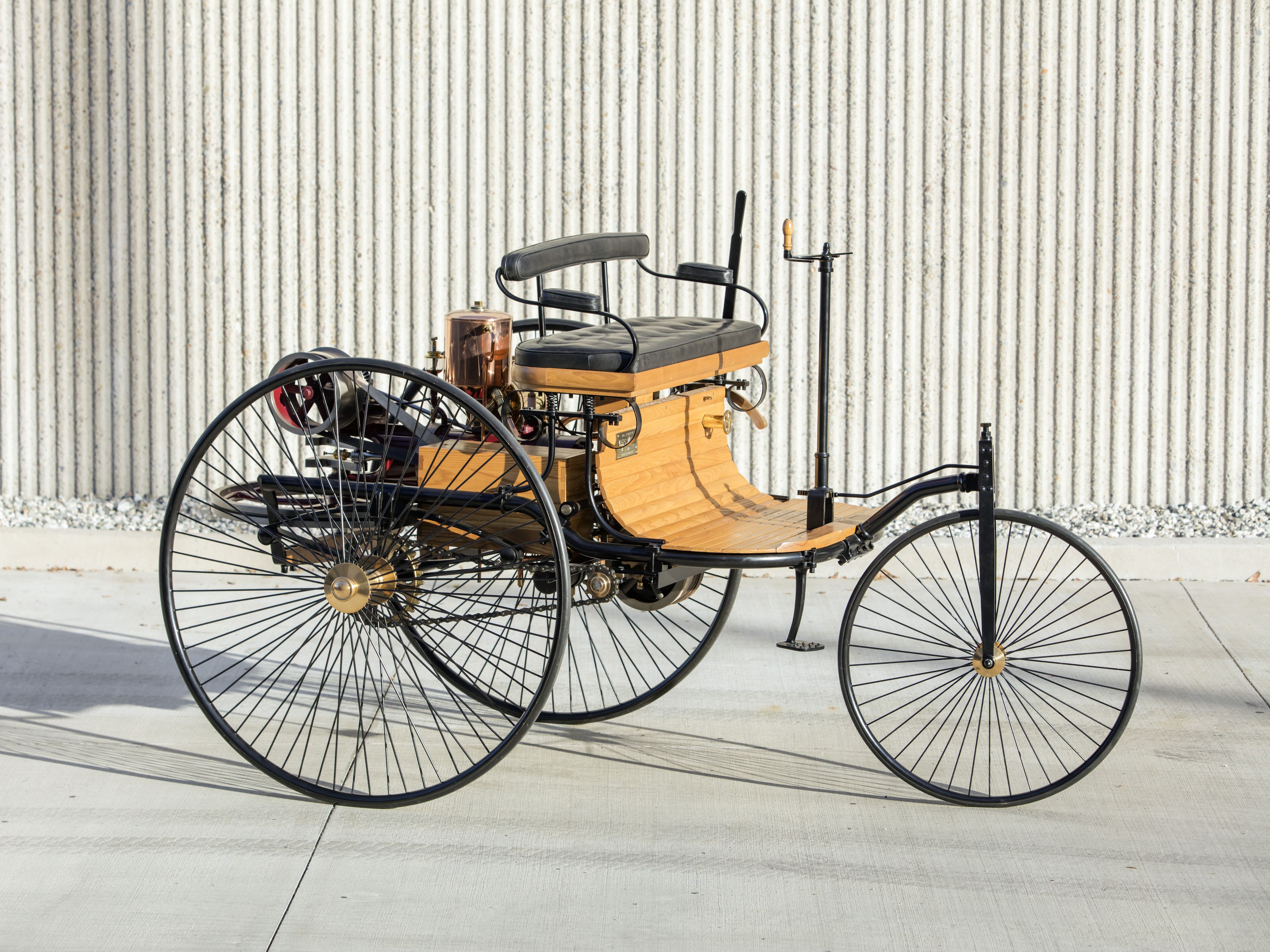 Bonhams Cars : 1886 Benz Patent Motorwagen Replica Chassis no. MBCC 052