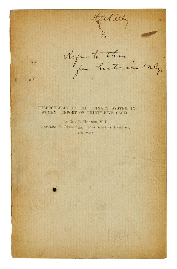 Bonhams : KELLY, HOWARD A. 1858-1943. Archive of eight items including ...