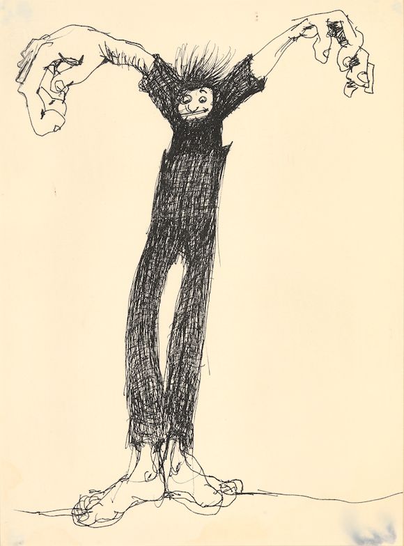 Bonhams : SILVERSTEIN, SHEL. 1930-1999. Original ink drawing on paper ...