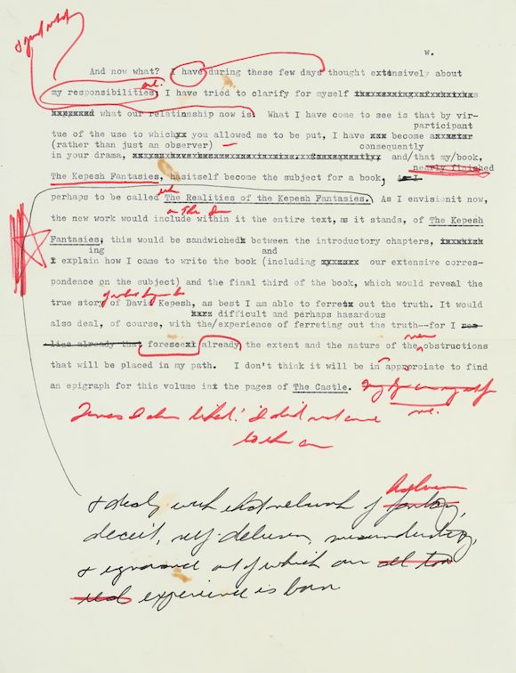 Bonhams : ROTH, PHILIP. 1933-2018. Typed Manuscript with extensive ...