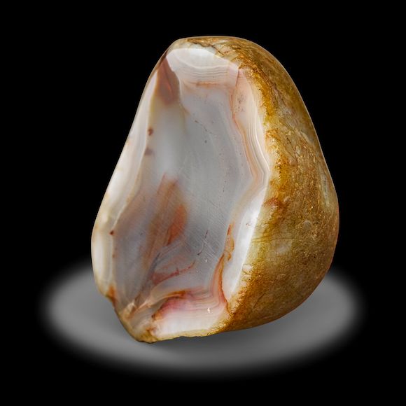 Bonhams : Lake Superior Agate together with a Datolite from Michigan