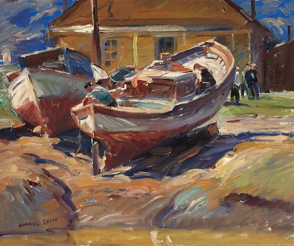 Bonhams : Maurice Logan (1886-1977) Sunday Morn 20 x 24in (Painted ...