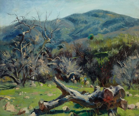 Bonhams : Emil Jean Kosa, Jr. (1903-1968) From Ojai 30 x 36in