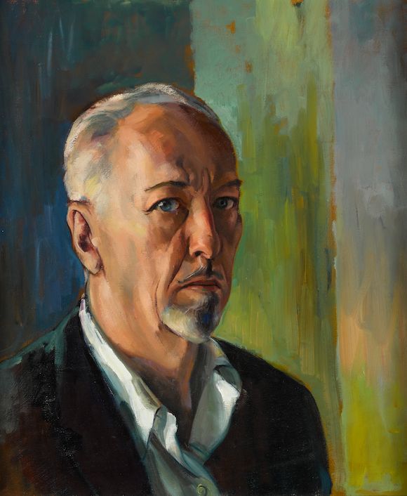 Bonhams : Stanton Macdonald-Wright (1890-1973) Self Portrait 24 x 20in ...