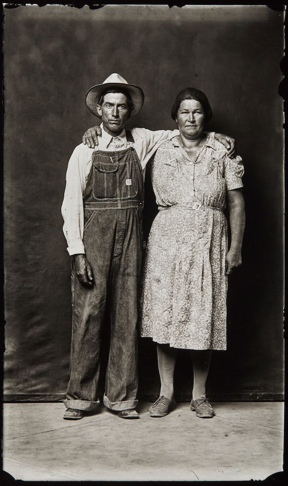Bonhams : Mike Disfarmer (1884-1956); Ed and Mamie Barger, from the ...