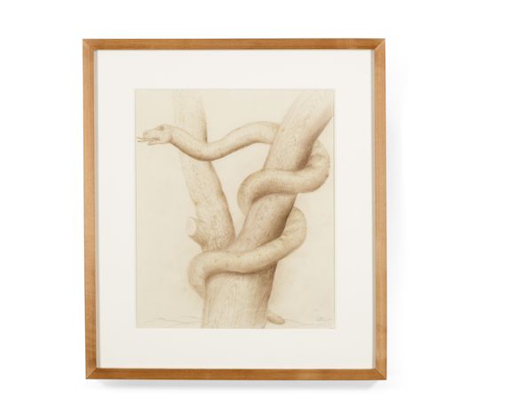 Bonhams : Fernando Botero (born 1932) Snake1975watercolor, graphite ...