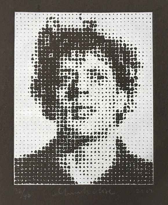 Bonhams : Chuck Close (born 1940); Phil (Black);
