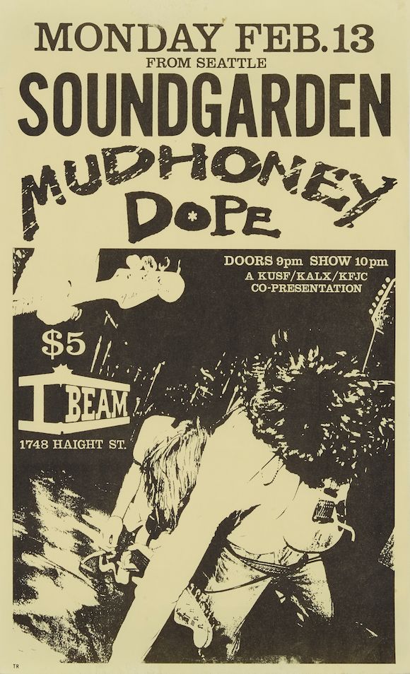 Bonhams : Two Soundgarden Concert Posters 1989 & 1994 2