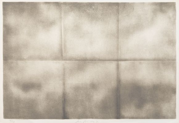 Bonhams : Joe Goode (born 1937); Grey Folded Clouds IV - Grey;