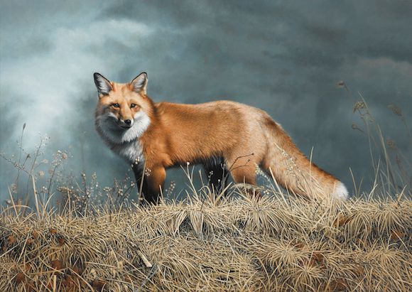 Bonhams : Charles Frace (born 1926) Red Rascal 19 x 27in framed 30 x 38in