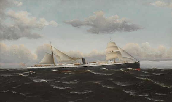 Bonhams : Captain Gustave M. Jessen (1840-1924) S.S. Columbia Outward ...