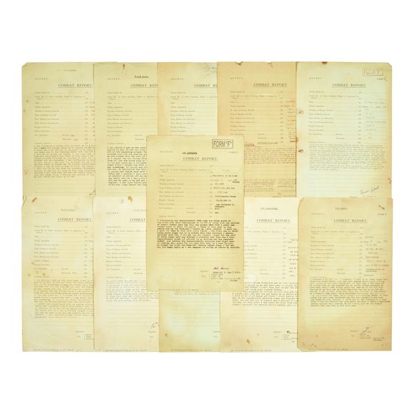 Bonhams : WORLD WAR II: BATTLE OF BRITAIN. A collection of nine RAF ...