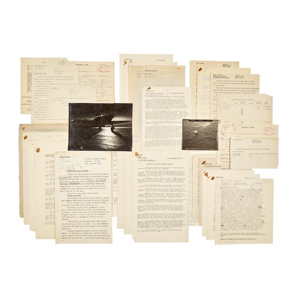 Bonhams : WORLD WAR II: RAF REPORTS AND BULLETINS. Group of 14 single ...