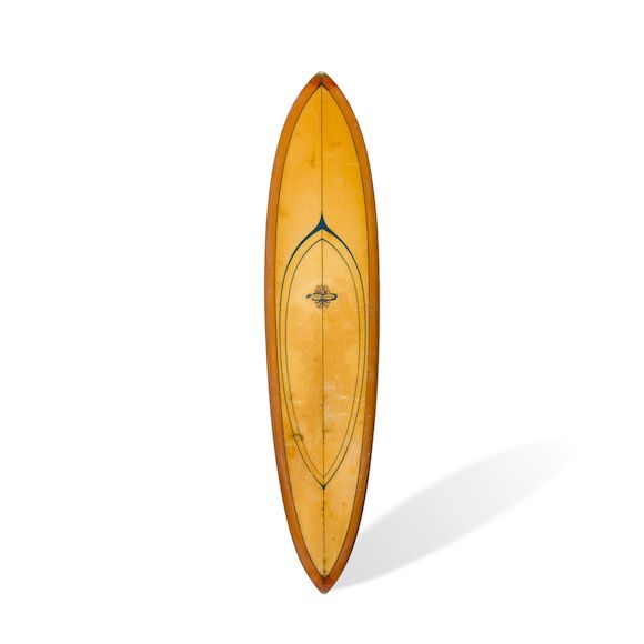 Bonhams : A CARL EKSTROM MINI-GUN SURFBOARD MADE FOR DICKIE MOON