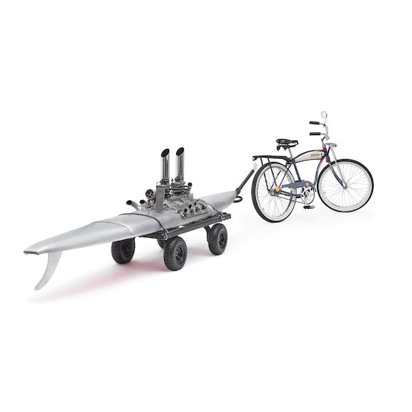 Bonhams : "THE SURF RAT" HOT ROD SURFBOARD DESIGNED BY JAMES O'MAHONEY