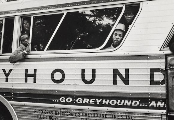 Bonhams : Jill Freedman (1939-2019); Untitled (Aboard a Greyhound bus ...