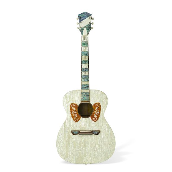 Bonhams : A KEVIN ANCELL ART GUITAR