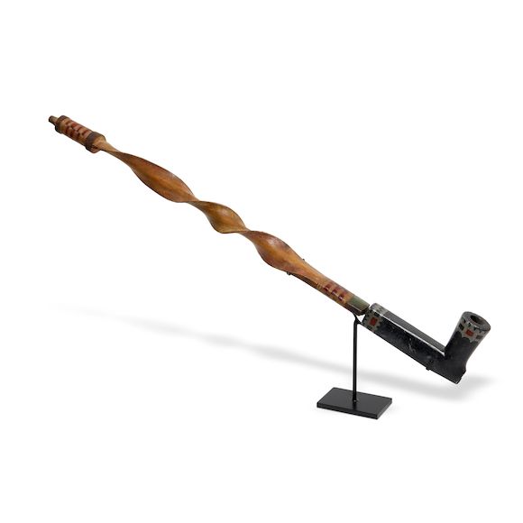 Bonhams : An Eastern Sioux pipe