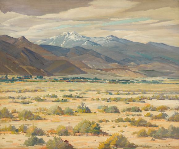 Bonhams : Gustave Cimiotti (American, 1875-1969) A view of San Gorgonia ...