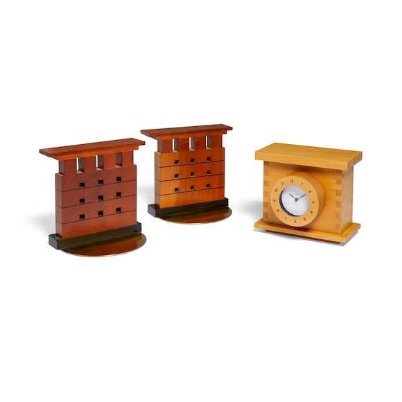 Bonhams : Michael Graves (1934-2015) Pair of Bookends 1993maple ...