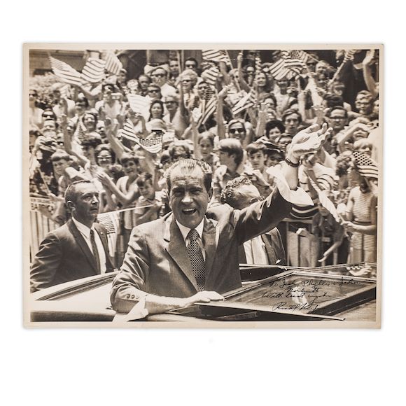Bonhams : A RICHARD NIXON SIGNED AND INSCRIBED PHOTOGRAPH. NIXON ...