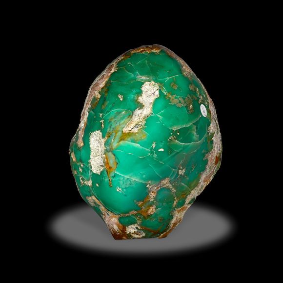 Bonhams : Large Chrysoprase Specimen