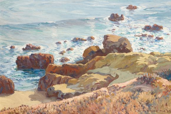 Bonhams : William Alexander Griffith (1866-1940) On the Cliffs, Laguna ...