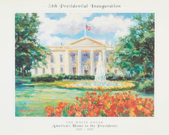 Bonhams : POSTERS CELEBRATING PRESIDENTS AND INAUGURATIONS. 8 framed ...