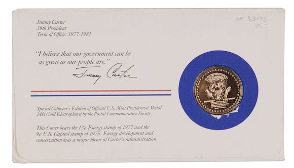 Bonhams : JIMMY CARTER MEMORABILIA. A group of Jimmy Carter ...