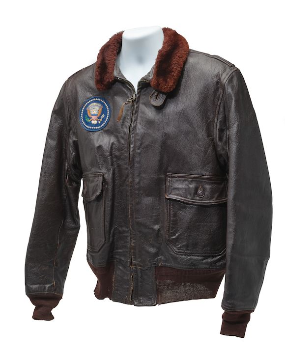 Bonhams : J.F.K.'S AIR FORCE ONE BOMBER JACKET GIVEN TO DAVID POWERS ...