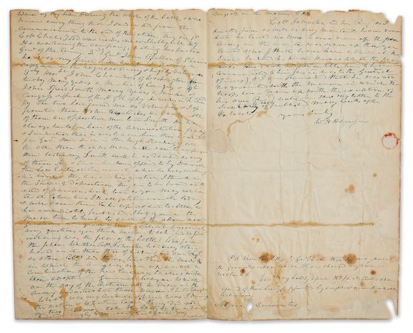 Bonhams : HARRISON DEFENDS HIMSELF ON THE CAMPAIGN TRAIL. HARRISON ...