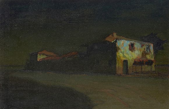 Bonhams : Charles Rollo Peters (1862-1928) Custom House, Monterey 16 x ...