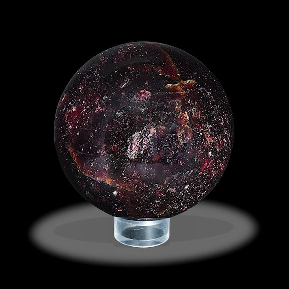 Bonhams : Large Garnet Sphere