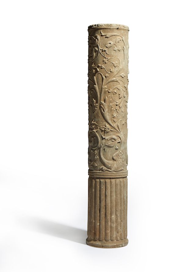 Bonhams : Italian Renaissance Revival Column Fragment 19th ...
