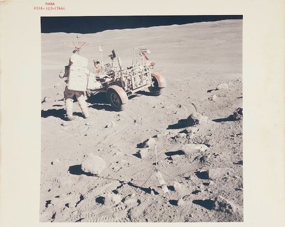Bonhams : APOLLO 16: 8 "RED NUMBER" PHOTOGRAPHS 8 Color photographs, 8 ...