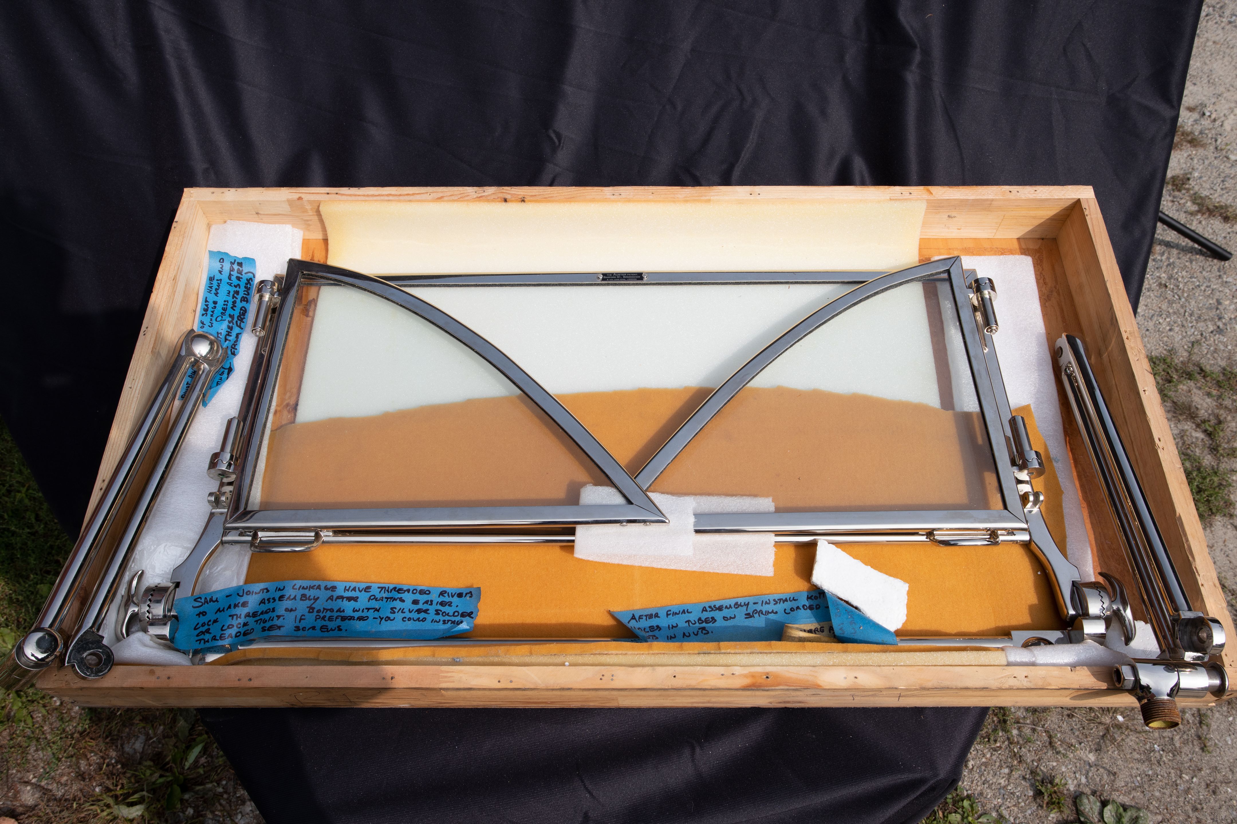 Bonhams Cars : A N.O.S. Auster screen set,