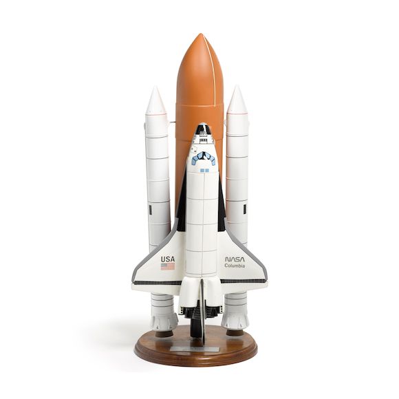 Bonhams : SPACE SHUTTLE COLUMBIA ORIGINAL CONTRACTOR'S MODEL painted ...