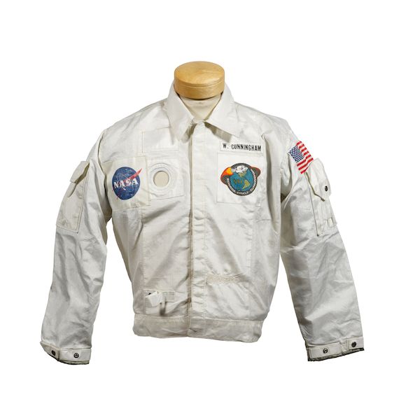 Bonhams : APOLLO 7 WALTER CUNNINGHAM BETA CLOTH INFLIGHT JACKET White ...