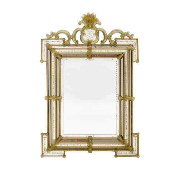 Bonhams A Venetian Glass Mirror