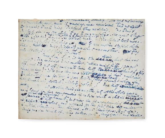 Bonhams : A CHARLES DICKENS MANUSCRIPT FRAGMENT. DICKENS, CHARLES. 1812 ...