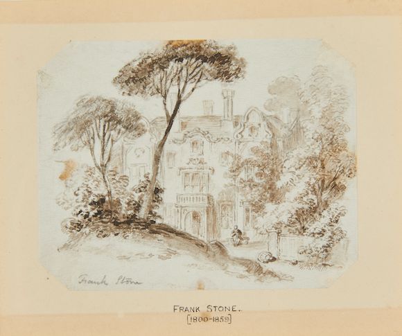 Bonhams : A FRANK STONE SKETCH. Pen and ink on paper, signed ("Frank ...