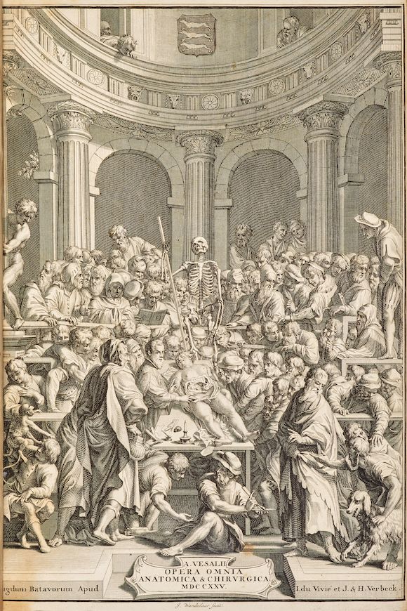 Bonhams : VESALIUS, ANDREAS. 1514-1564. Opera omnia anatomica et ...